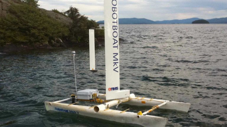 Robotboat Mark VI - Autonomous sailing robot to study the oceans | Steemhunt